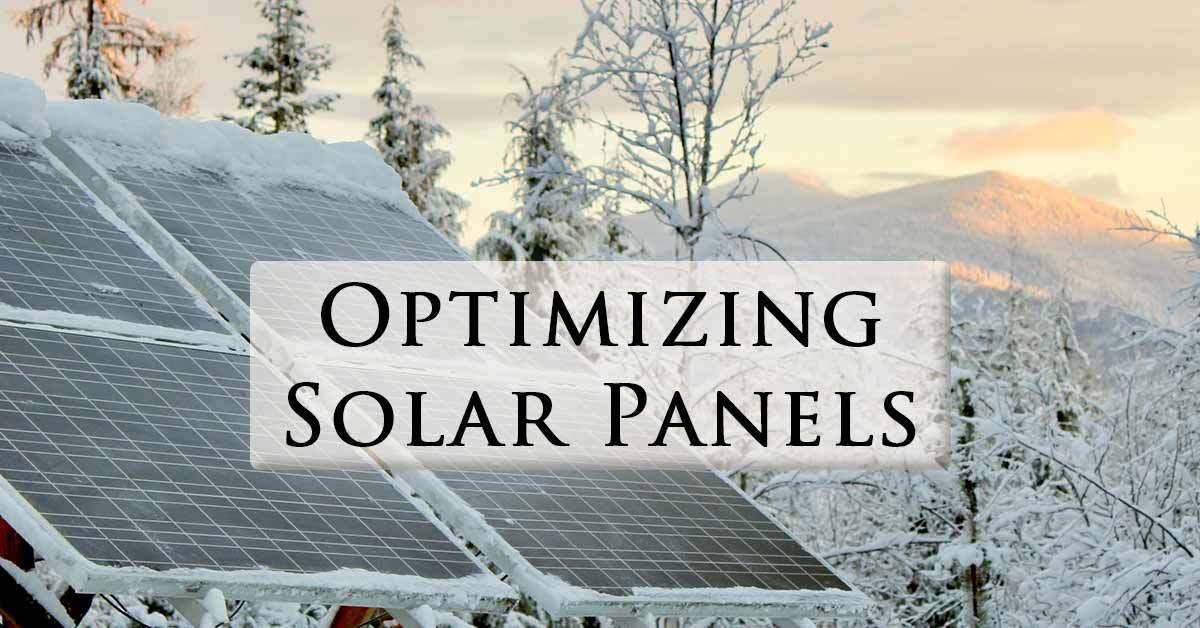 Optimizing Solar Panels - Sustainable Preparedness
